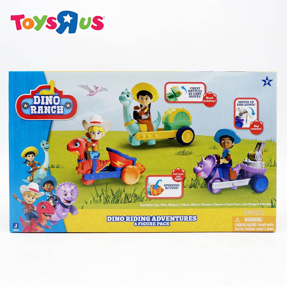 Dino Ranch Dino Riding Adventures 6 Figure Pack | Shopee Philippines