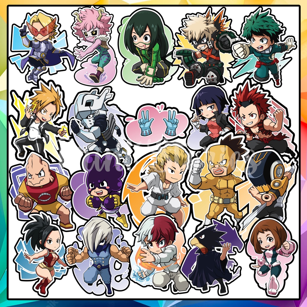 My Hero Academia Chibi | Anime Peeker Sticker | Vinyl High Quality ...