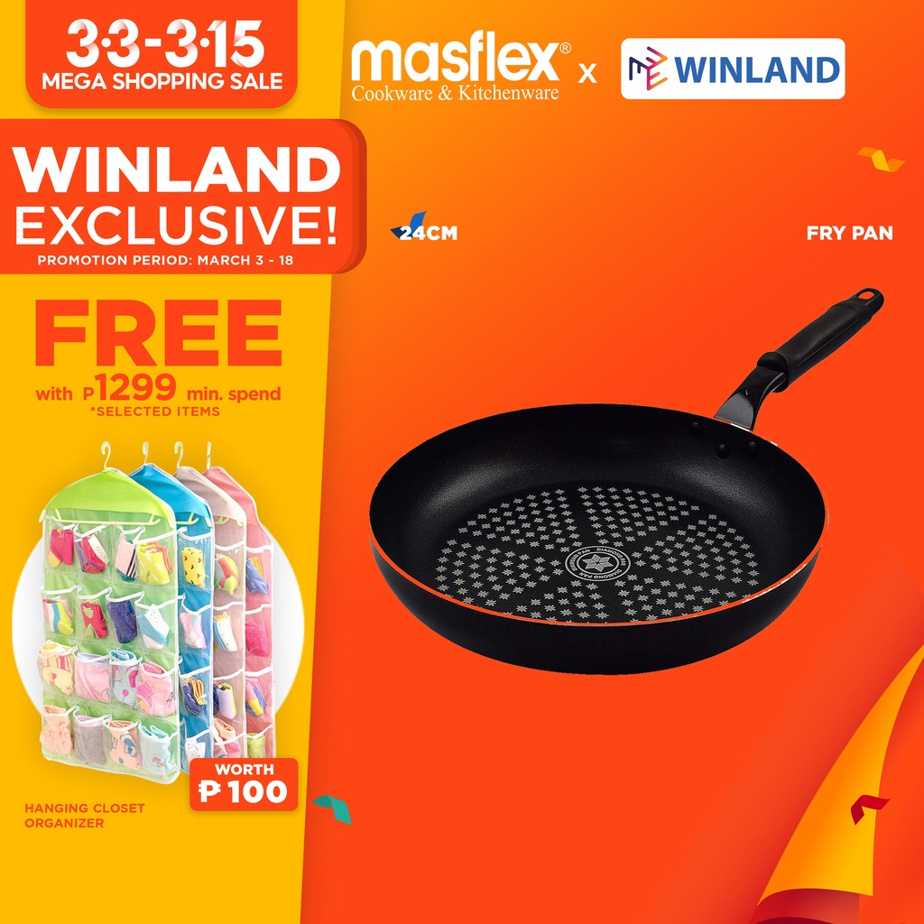 MASFLEX by Winland Kitchenware Diamond Series 24cm Non Stick Fry Pan ...