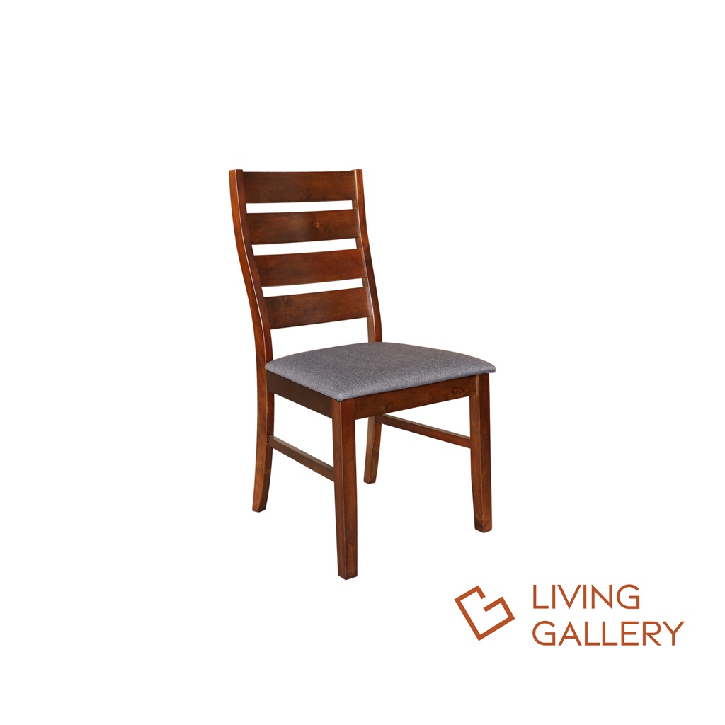 Living Gallery Dining Chair | Solid Rubberwood Frame | Ergonomic Design ...
