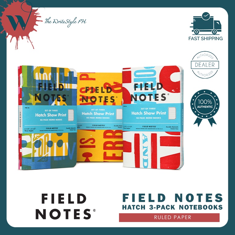 Field Notes Hatch Notebooks (3-Pack) | Shopee Philippines
