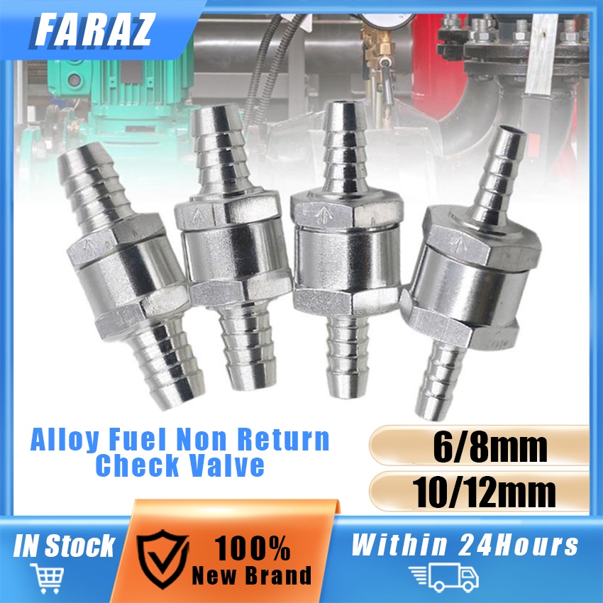 Aluminum Car Fuel cock Fuel Check Valve One Way Valve fit Carburettor ...