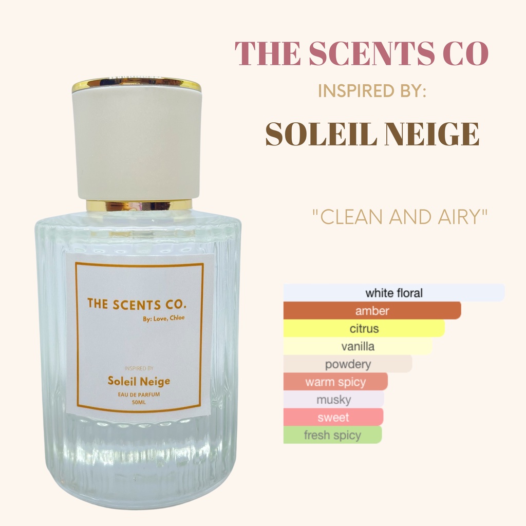 TSC Soleil Neige Inspired Perfume | Shopee Philippines