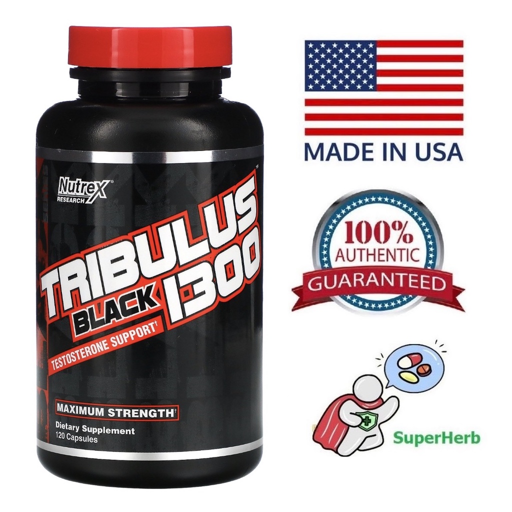 Nutrex Research, Tribulus Black 1300, 120 Capsules | Shopee Philippines