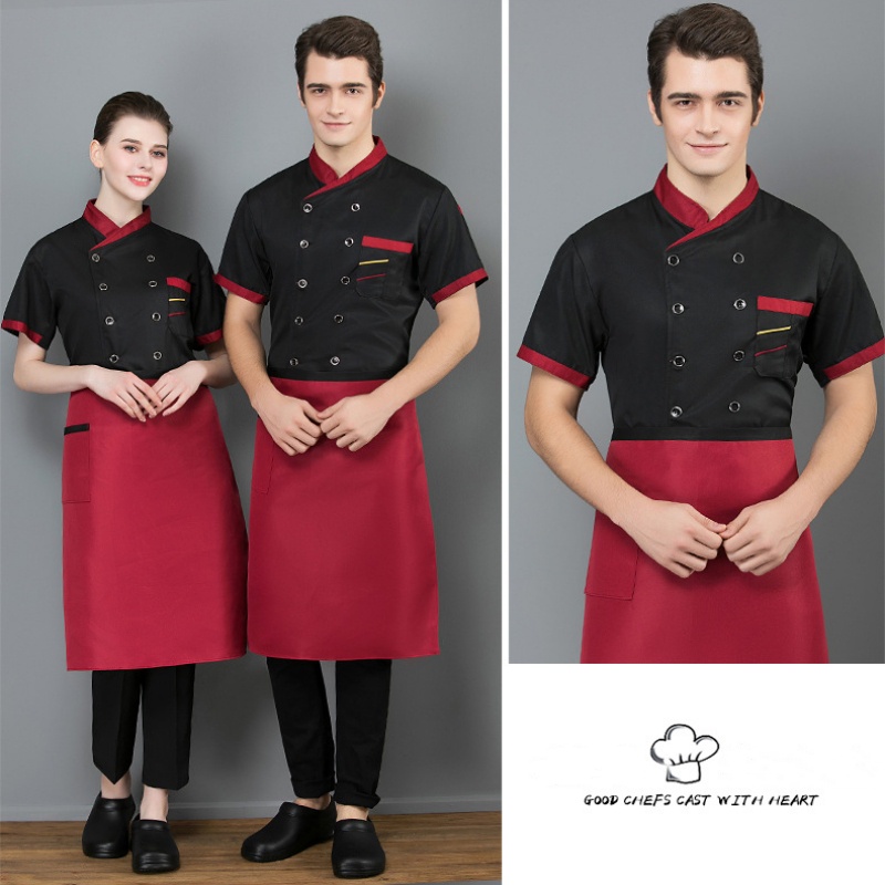 Chef Uniform Kitchen Clothes Hotel Chef Work Clothes Can Be Worn By Men ...