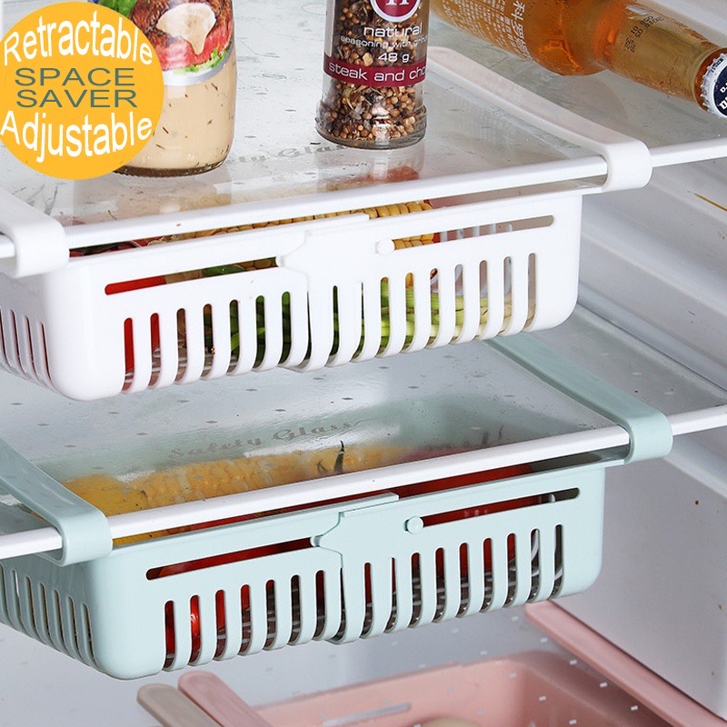 OFNATURE Expandable Refrigerator Food Storage Drawer Organizer Fridge ...