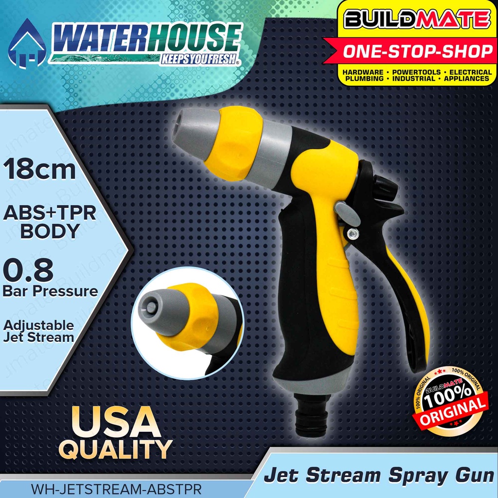 BUILDMATE Waterhouse Jet Stream Spray Gun 18CM Garden Hose Spray Nozzle ...
