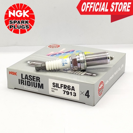NGK SILFR6A Laser Iridium Spark Plug Set of 4 | Shopee Philippines
