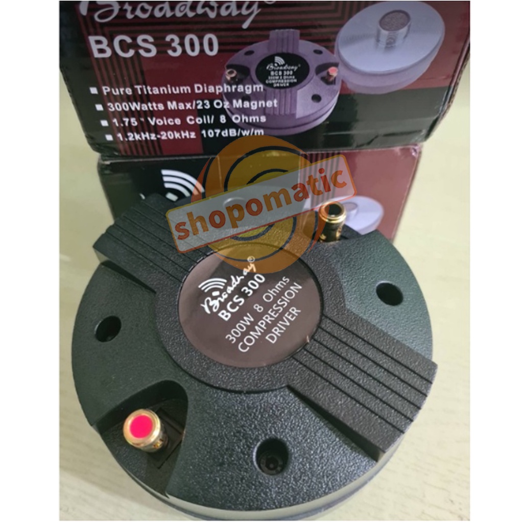 300 Watts Compression Driver Unit Broadway tweeter Pure Titanium ... 300 Watts Compression Driver Unit Broadway tweeter Pure Titanium ...