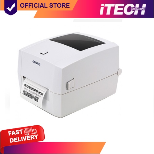 DELI 888T THERMAL LABEL TRANSFER PRINTER/1 YR WRTY | Shopee Philippines