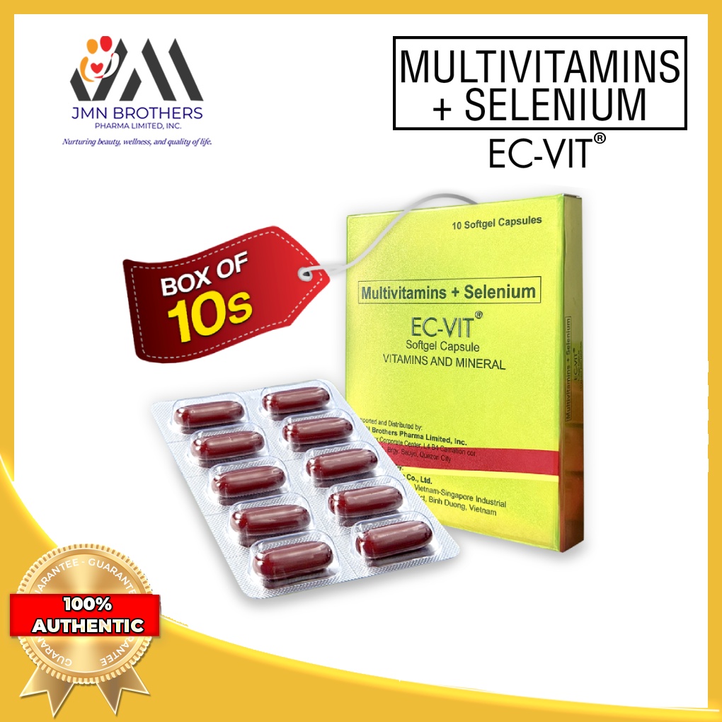 Multivitamins Selenium Ec Vit Box Of 10s Shopee Philippines