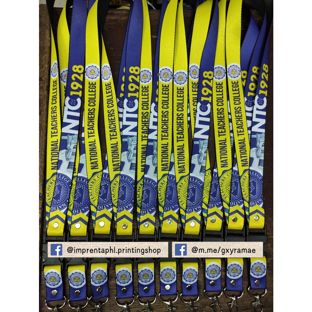 NTC NATIONAL TEACHERS COLLEGE LANYARD | Shopee Philippines