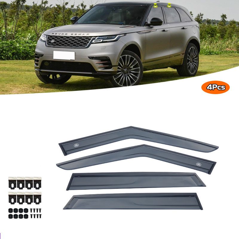Windows Visor Body Kit Door Accessories Rain Sun Shield For Land Rover ...
