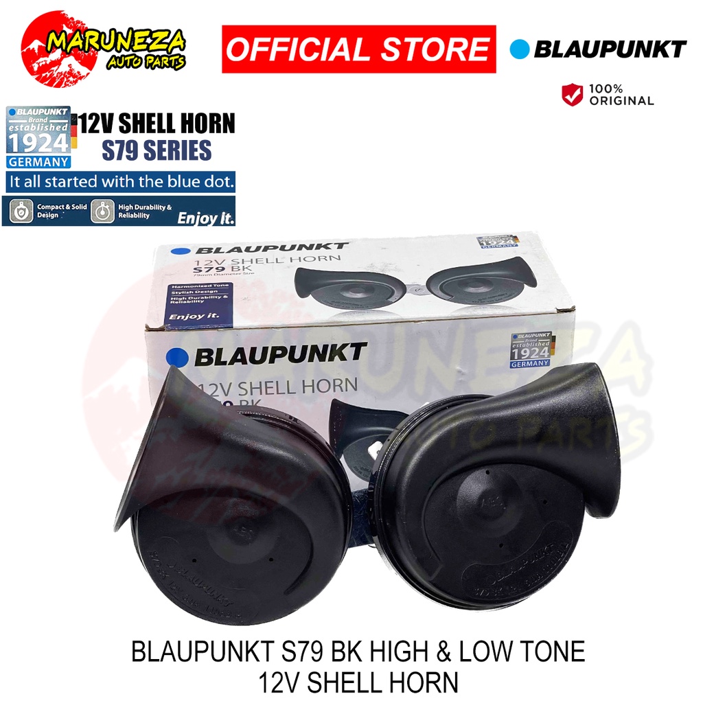 Blaupunkt S79 BK 12V Shell Horn - UniTop