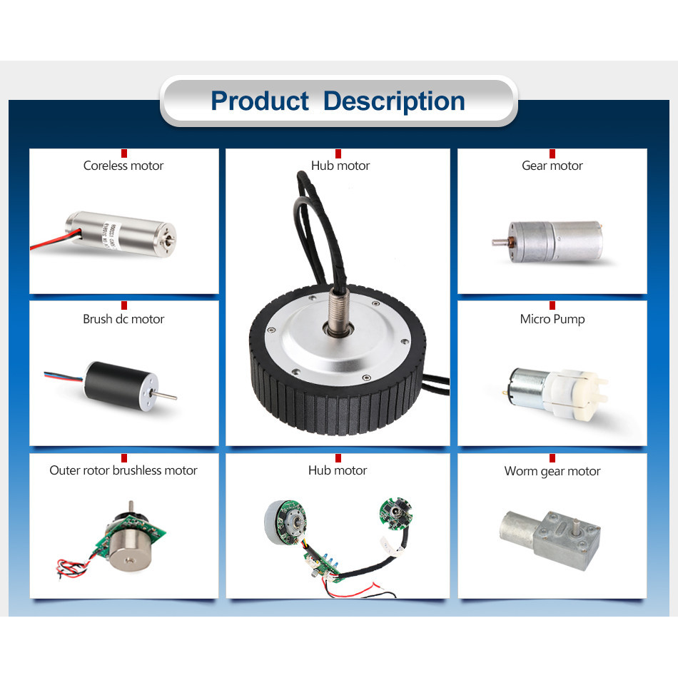 Small Brushless Motor long life low power 12v 24v 6500rpm Electric ...