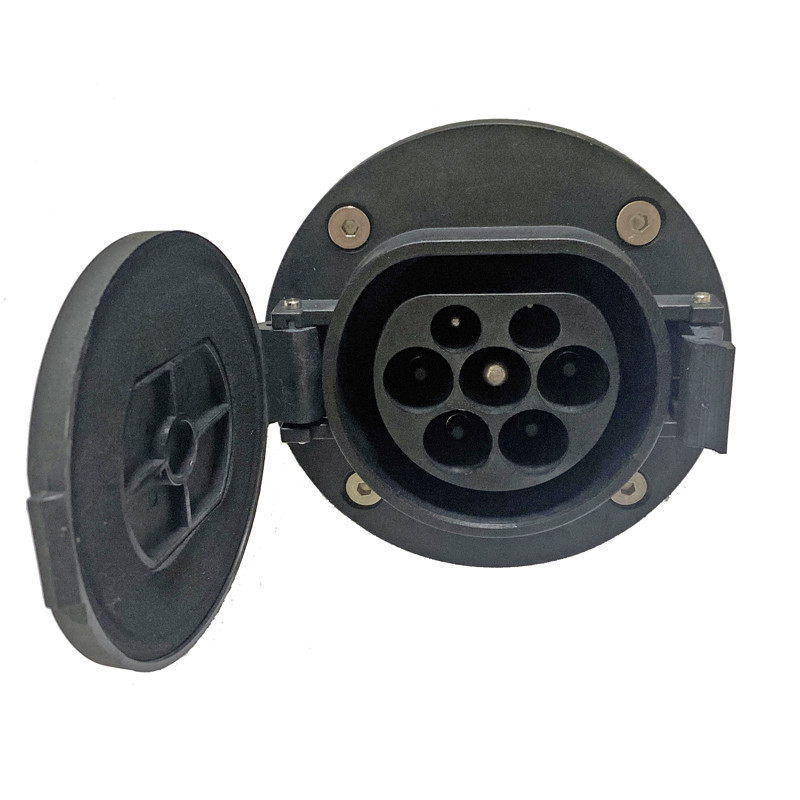 EV Car AC Type2 Socket IEC62196 Inlet 32A 3Phase Connecter D - UniTop