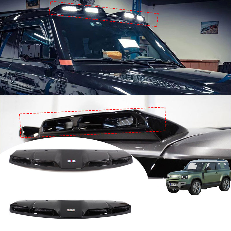 Top Roof Light front spoiler LED Spotlight Headlight for land rover ...