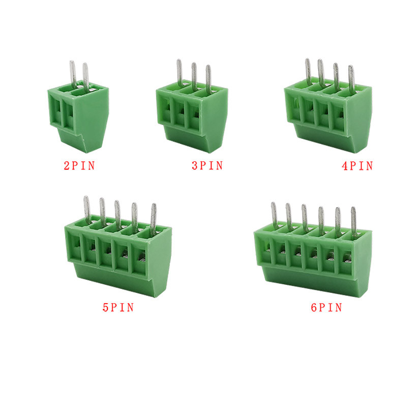 20Pcs KF128 2.54mm Pitch PCB Screw Terminal Block Connector 150V 6A PCB Mount Splice TerminalAd ...