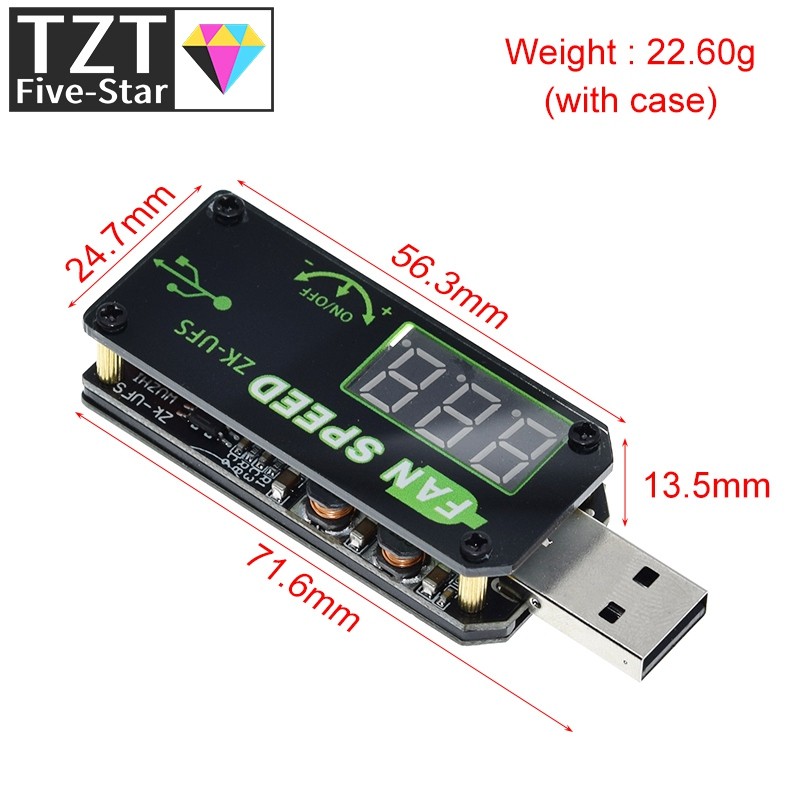 5V 5W USB Fan Governor Timer LED Dimming Module Voltage Adjustable ...