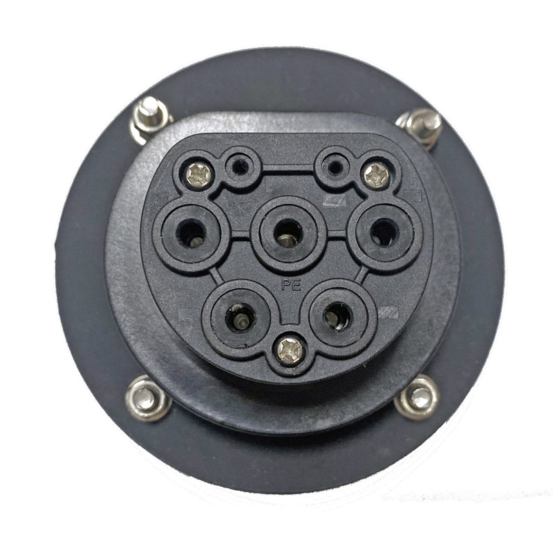 EV Car AC Type2 Socket IEC62196 Inlet 32A 3Phase Connecter D - UniTop