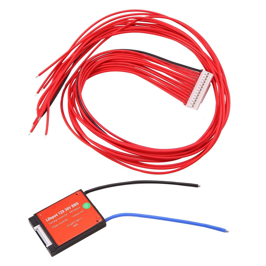 12S 36V 20A Waterproof BMS Lifepo4 Battery 3.2V 18650 32700 Battery ...
