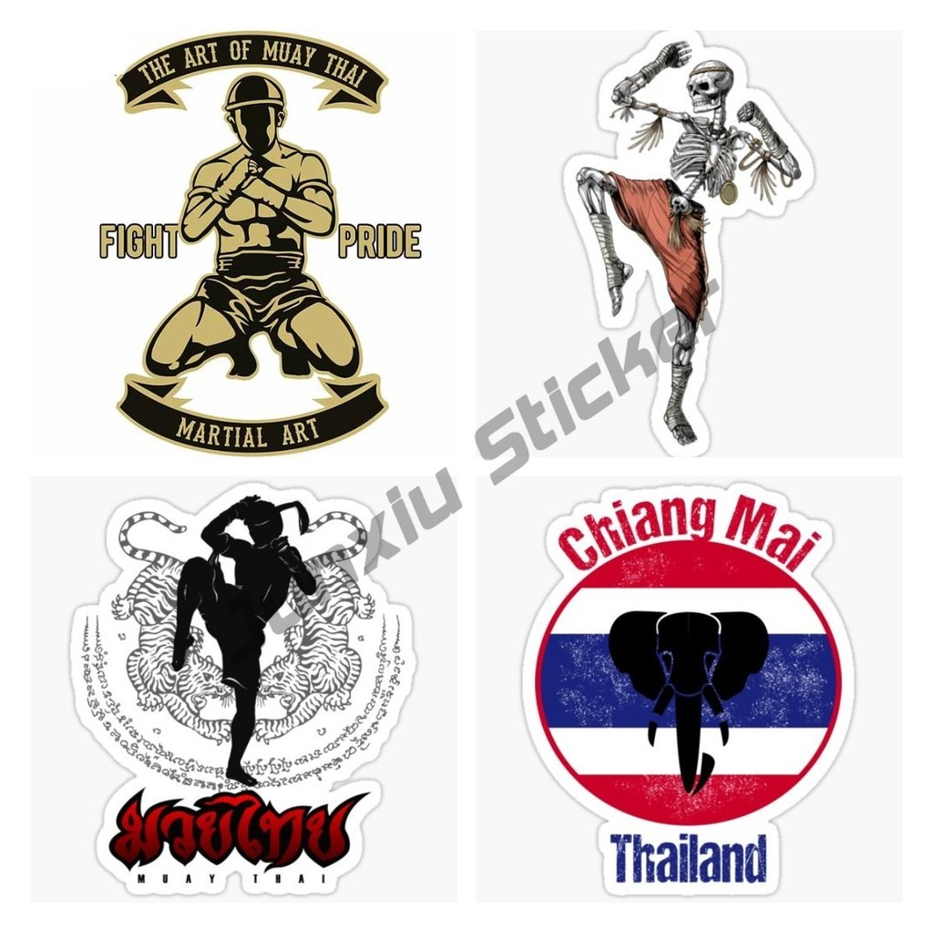 The Art of Muay Thai Fight Prioe Windshield Car Stickers Occlusion ...