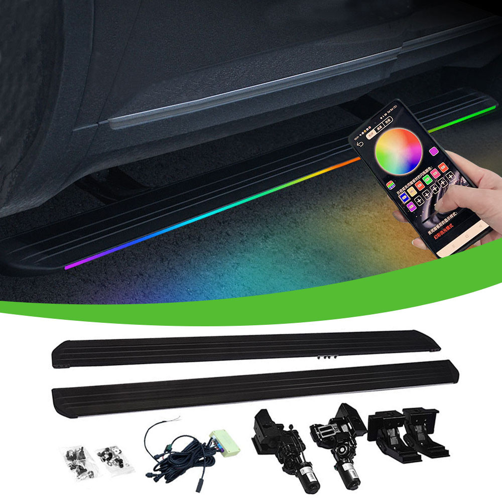Deployable Electric Running Boards Side Step Light for Jeep Wrangler JL ...
