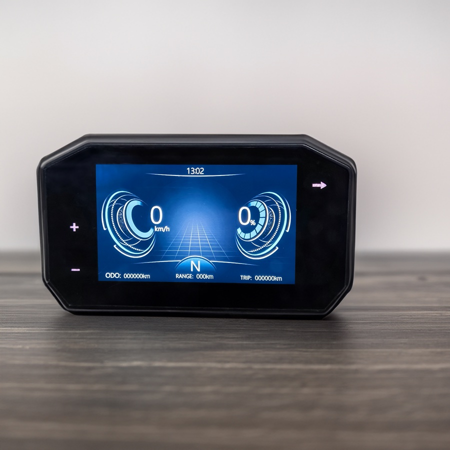 Touch Screen Electric Motorcycle Modification Speedometer Navigation ...