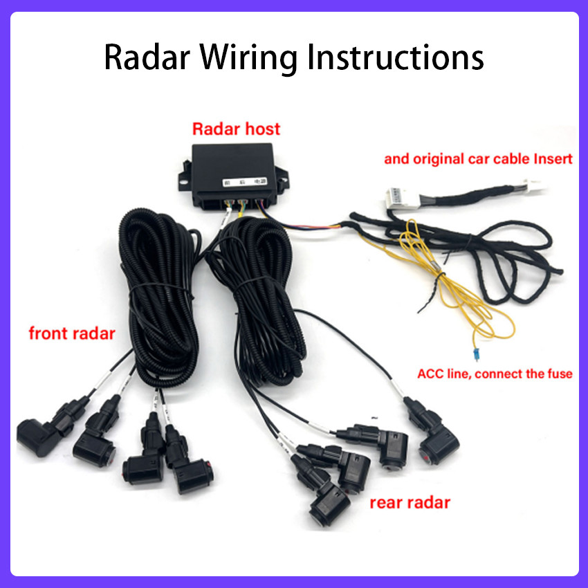 Original Display Car Parking Sensor screen display Reversing Parking ...