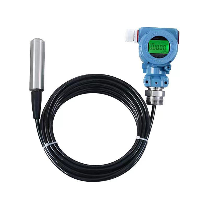 LED Input type liquid level transmitter IP65 4-20mA Water Fuel Liquid ...