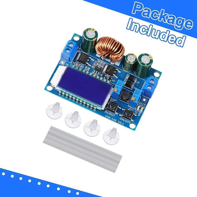 35W DC 5.5-30V To 0.5-30V Digital LCD Display Automatic Step Up Down ...