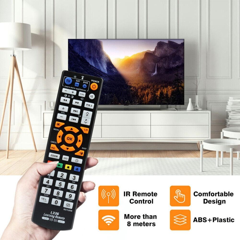 3 In 1 Universal L336 Remote Control With IR Learning Function Copy TV ...