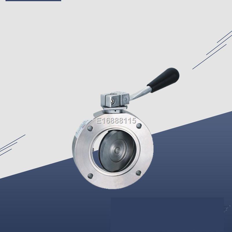 Stainless steel vacuum butterfly valve, manual butterfly valve, high ...