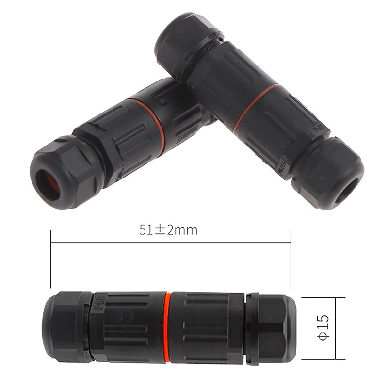 IP68 Industrial Electrical Waterproof Wire cable Connector Outdoor Plug ...