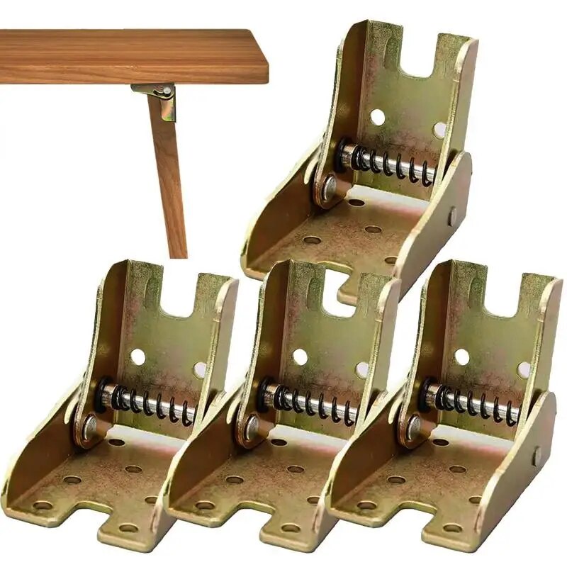 4Pcs/set 90 Degree Self-Locking Folding Hinge Table Legs Chair ...