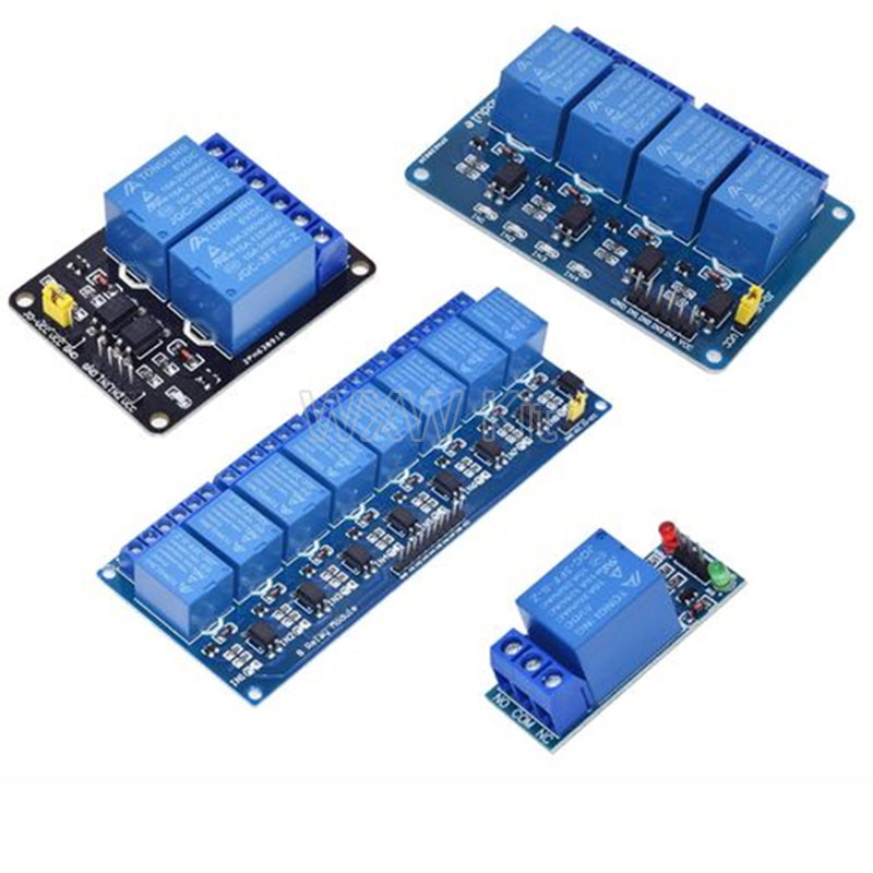 5v 12v 1 2 4 6 8 Way Relay Module for Arduino 1 2 4 6 8 Channel Relay Module with Optocoupler R ...