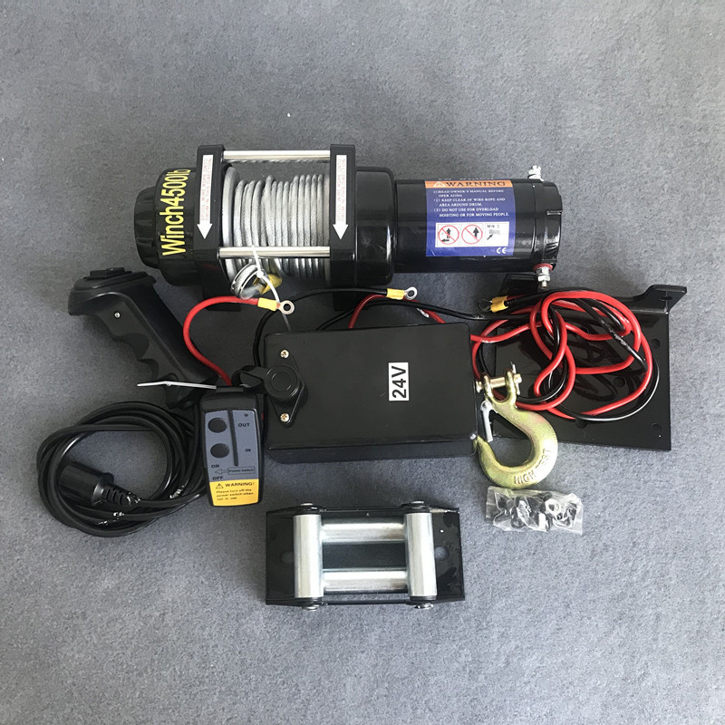 electric winch 2000/3000/4000 /4500/6000/9500/12000lb12v Winch car ...