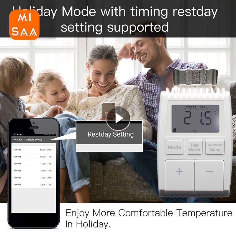 Heater Temperature Controller Ip20 Degree Voice Control Mini New ...