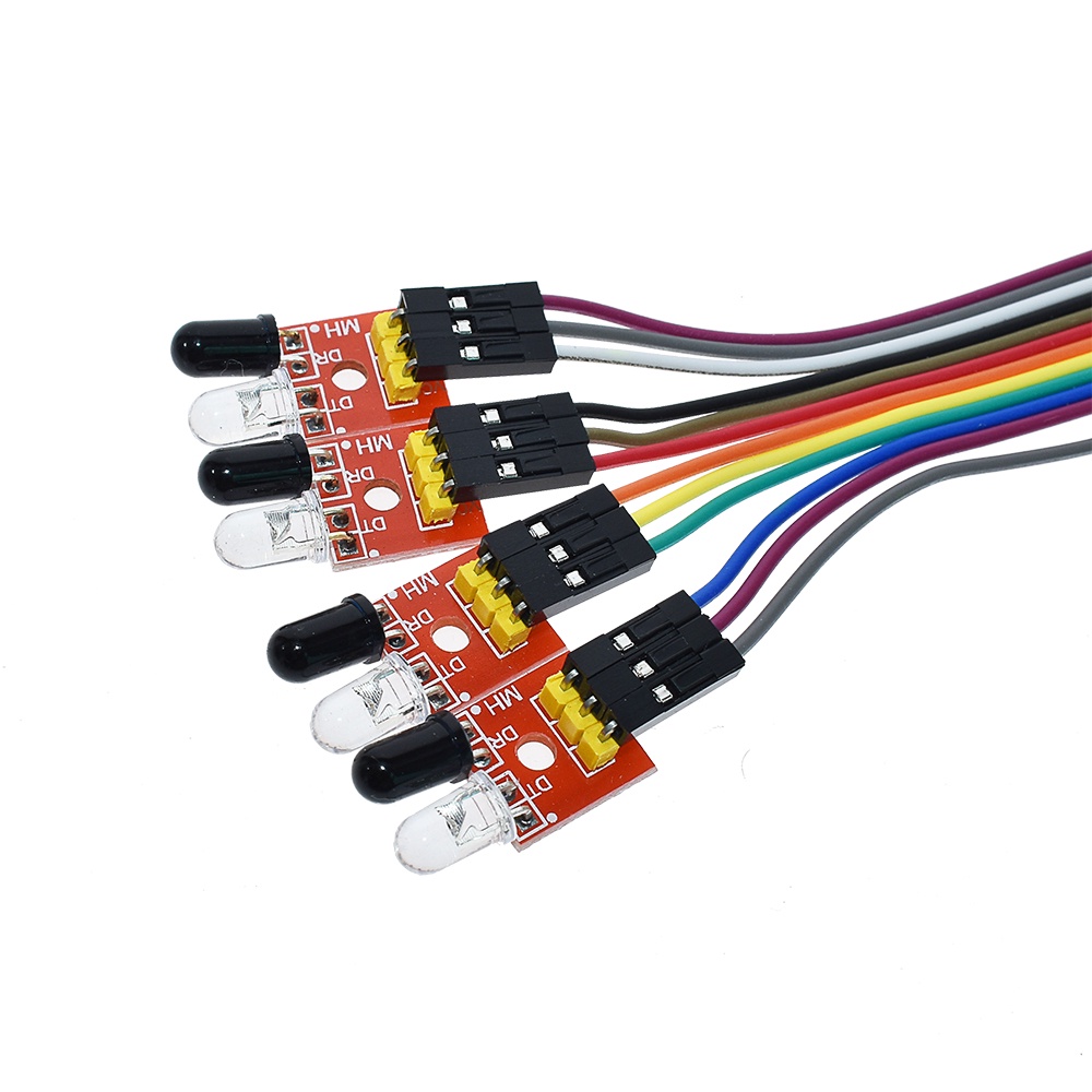 Four Road 4 Channel Infrared Detector Tracking Transmission Line Obstacle Avoidance Sensor ...