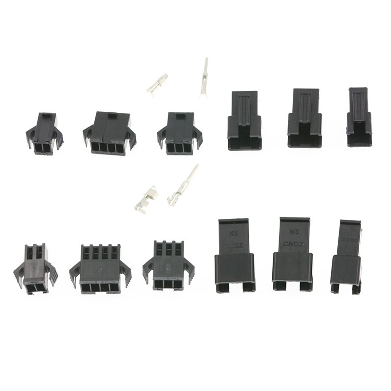 2.54mm Dupont Terminal Male/Female SM2.54 Cable Plug 2/3/4 Pin 480Pcs ...