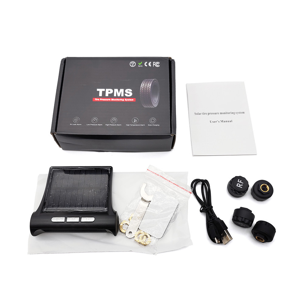 Newest Solar TPMS Tire Pressure Monitoring System Tpms Sensor Car - UniTop