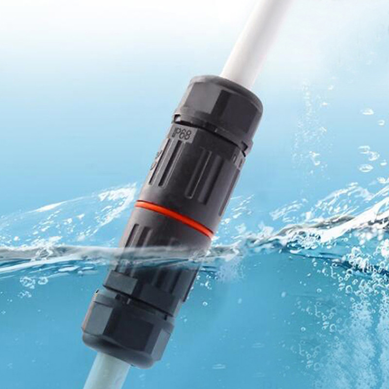 IP68 Industrial Electrical Waterproof Wire cable Connector Outdoor Plug ...