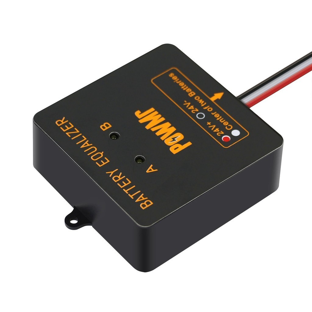 PowMr Battery Balancer for 2 X 12V Lead Acid Battery Bank System N*12V ...