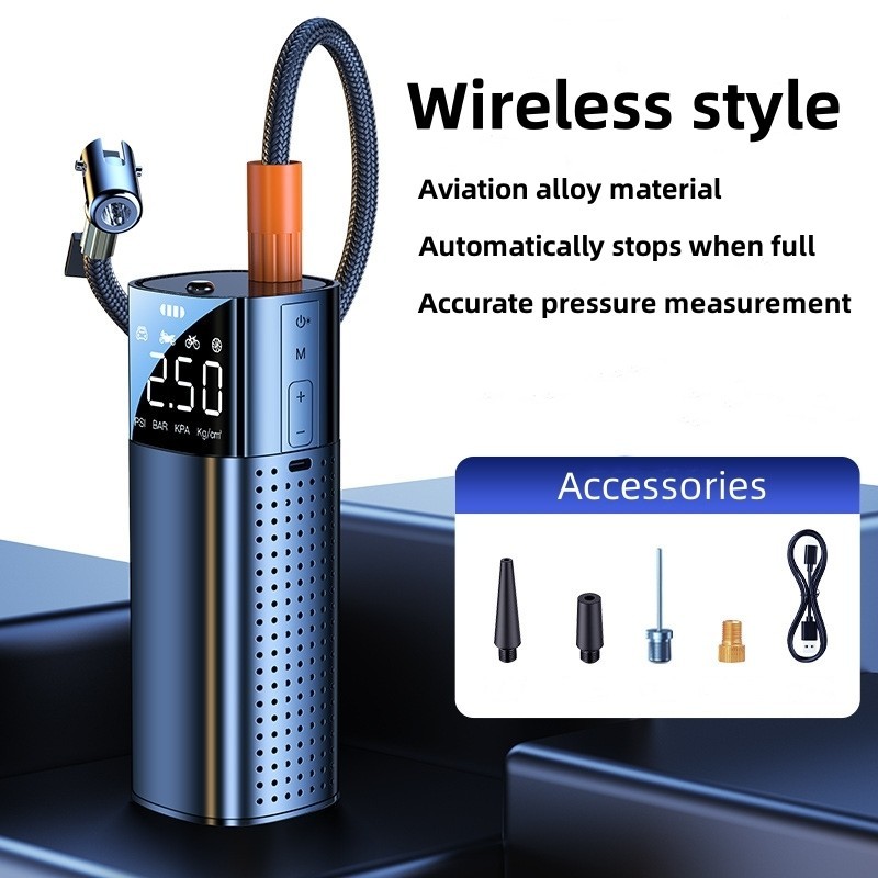 DDP Digital Display Electric Tire Inflator With LED Lighting Universal ...