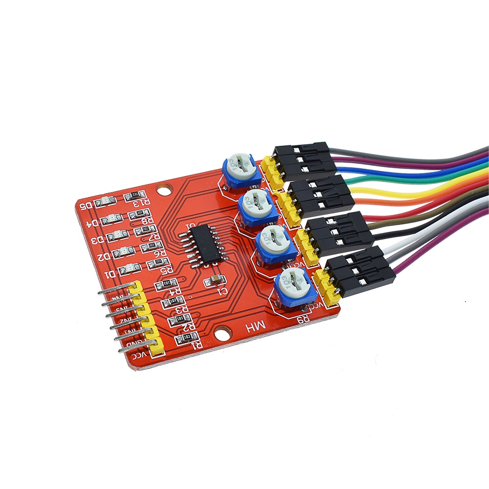 Four Road 4 Channel Infrared Detector Tracking Transmission Line ...