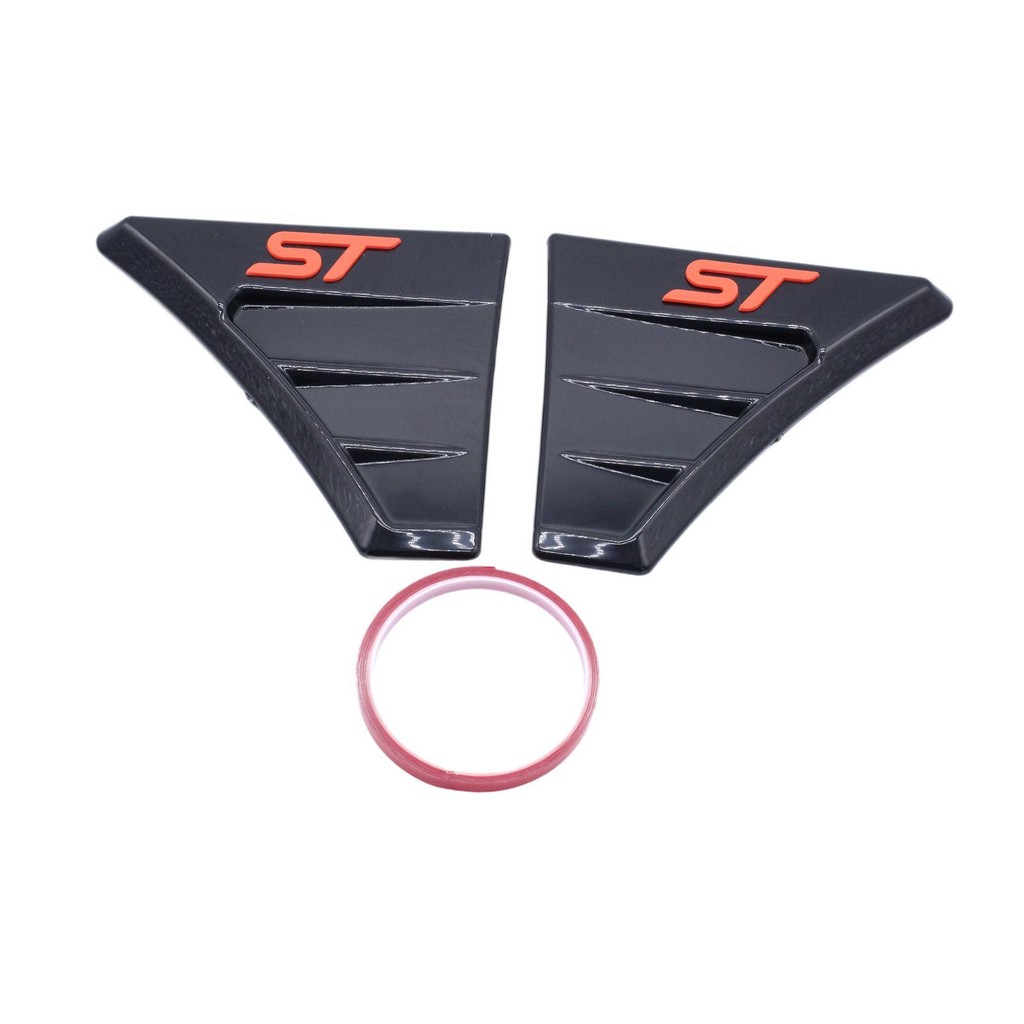 Side Air Wing Covers Black for Focus RS MK2 Fine Craftsmanship Sturdy ...