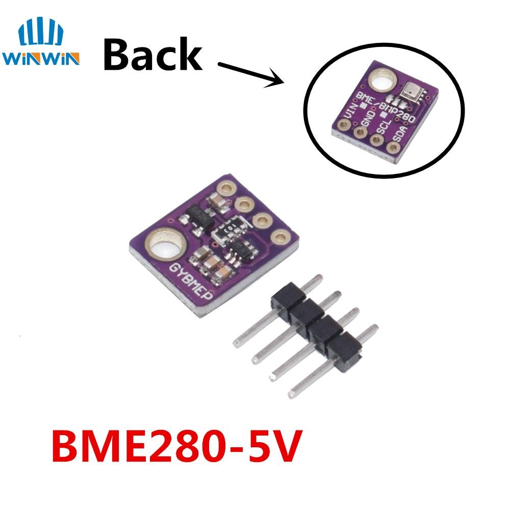 BME280 3.3V 5V Digital Sensor Temperature Humidity Barometric Pressure Sensor Module I2C SPI 1 ...