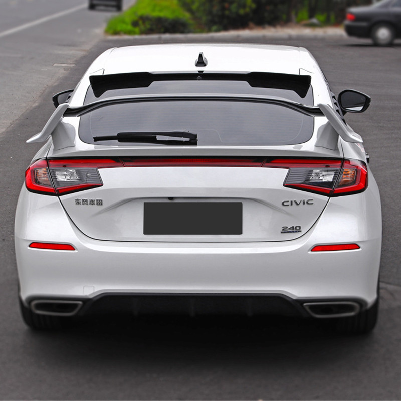 For GT Spoiler Wing NEW Honda CIVIC Hatchback Car trunk Tail Lip Body ...