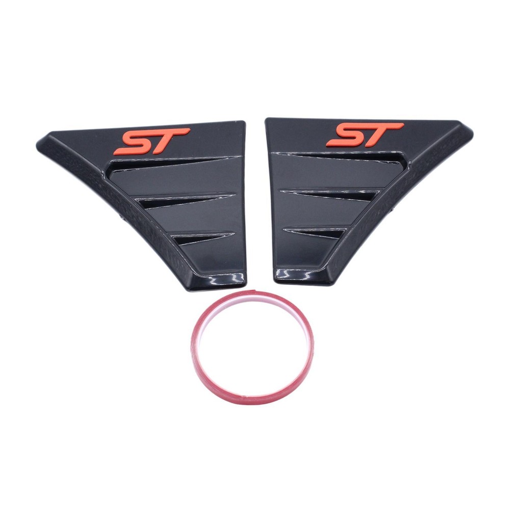 Side Air Wing Covers Black for Focus RS MK2 Fine Craftsmanship Sturdy ...