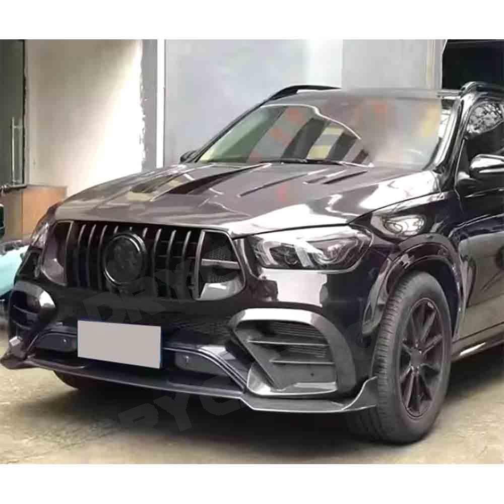 Carbon Fiber Front Bumper Air Vent Cover Mesh Grill Frame Body Kits for ...